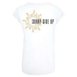 F4NT4STIC Extended Shoulder T-Shirt Sunny side up in wei&szlig; | Gr.: S