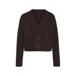 Style Republic Short Cardigan Kaschmir-Woll-Gemisch in coffee | Gr.: M