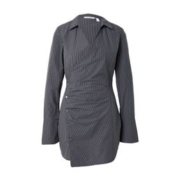 WEEKDAY Kleid Damen Gr&ouml;&szlig;e 36 navy / dunkelgrau / wei&szlig; Sommerkleid