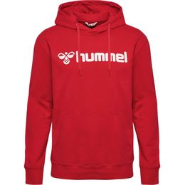 Hummel Verstellbare Taille Kapuzenpullover Hmlgo Erwachsene in TRUE RED | Gr.: XXL