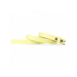 Fronhofer Lederg&uuml;rtel Wechselg&uuml;rtel in Lemon | Gr.: 80 cm