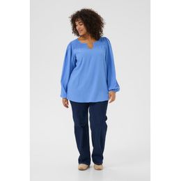 Kaffe curve Langarm-Bluse KClunda Regular fit in Ebb and Flow | Gr.: 54