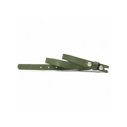 Fronhofer Lederg&uuml;rtel Wechselg&uuml;rtel in Khaki | Gr.: 85 cm