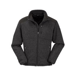 Maul Sport Strickfleecejacke Brunthal in Schwarz | Gr.: 60