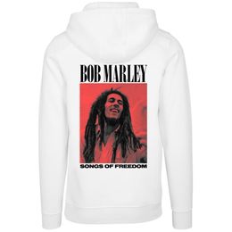F4NT4STIC Hoodie Bob Marley Songs Of Freedom Reggae Music in wei&szlig; | Gr.: XXL