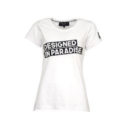 Roberto Geissini Designed in paradise T-Shirt Wei&szlig; | Gr.: S