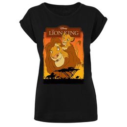 F4NT4STIC T-Shirt K&ouml;nig der L&ouml;wen Simba und Mufasa' in schwarz | Gr.: S