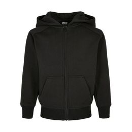 Urban Classics Zip-Kapuzenpullover in black | Gr.: 158/164