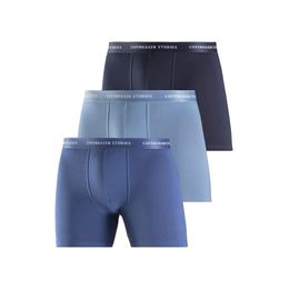 Copenhagen Studios Langer Boxer in hellblau/ blau / navy | Gr.: M