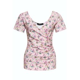 Queen Kerosin Blusentop in pink | Gr.: XS