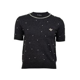 Roberto Geissini Pearls Strickpullover Kurzarm | Gr.: XXL