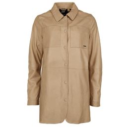 Maze Lederhemd 42020135 in taupe | Gr.: XL