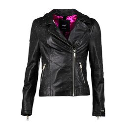 Maze Lederjacke Pin in schwarz | Gr.: XS