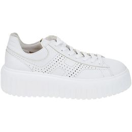 Hogan Low-Top Sneaker - Flat Shoes C Bianco - Gr. 38,5 (EU) - in Wei&szlig; - f&uuml;r Damen