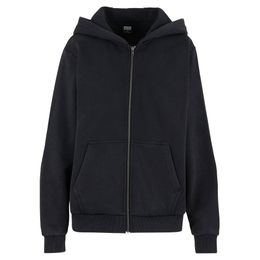 Urban Classics Zip-Kapuzenpullover in black | Gr.: S