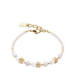 COEUR DE LION Armband - Armband Mini Cubes - Gr. ONE SIZE - in Wei&szlig; - f&uuml;r Damen