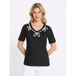 Sieh an! Kurzarm-Shirt in schwarz | Gr.: 52