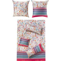 Bassetti Fein Satin Bettw&auml;sche Burano in rosa | Gr.: 135x200 cm (80x80 cm)
