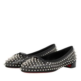 Christian Louboutin Loafer - Sweetie Jane Spikes Ballerinas - Gr. 36 (EU) - in Schwarz - f&uuml;r Damen