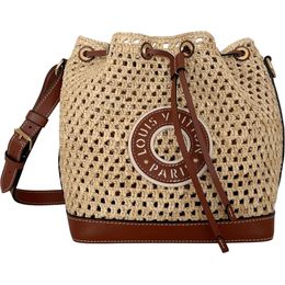 Louis Vuitton Crossbody Bags - Louis Vuitton Noe BB M24722 Beige Raffia Fullset / - Gr. unisize - in Beige - f&uuml;r Damen