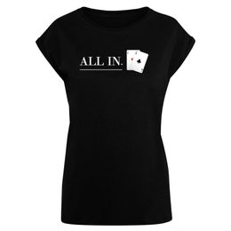 F4NT4STIC T-Shirt Poker All In Karten in schwarz | Gr.: M