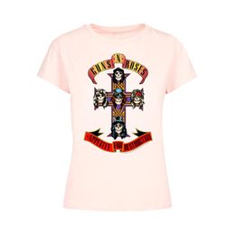 F4NT4STIC Ladies Box Tee Guns 'n' Roses Appetite For Destruction in pink | Gr.: XS