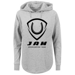 F4NT4STIC Oversized Hoodie JAM Showjumping in grau | Gr.: S