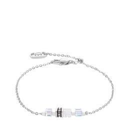 COEUR DE LION Armband - Armband Mini Cubes & Chain - Gr. ONE SIZE - in Wei&szlig; - f&uuml;r Damen