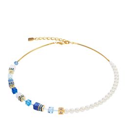 COEUR DE LION Halskette - GeoCUBE&reg; Precious Fusion Pearls Halskette - Gr. unisize - in Blau - f&uuml;r Damen
