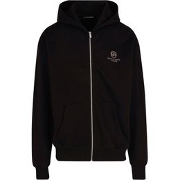 Pegador Zip-Kapuzenpullover in washed black | Gr.: XL