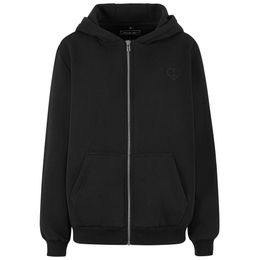 Mister Tee Zip-Kapuzenpullover in black | Gr.: L