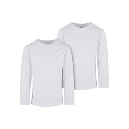 Urban Classics Longsleeves in white+white | Gr.: 146/152