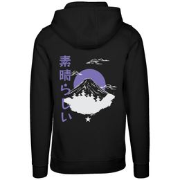 F4NT4STIC Hoodie Mount Fuji in schwarz | Gr.: S