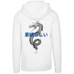F4NT4STIC Hoodie Drache Japan PLUSSIZE in wei&szlig; | Gr.: L