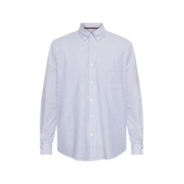 Signal Button Up Shirt 'Scott' male size S Smoke blue / White