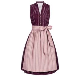 N&uuml;bler N&uuml;bler Dirndl midi Rita in Weinrot-Rosa | Gr.: 38