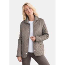 GOLDNER Steppjacke Leichte Jacke mit regelm&auml;&szlig;igem Stepp in taupe | Gr.: 38