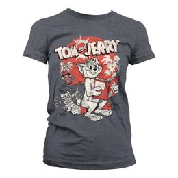 Tom & Jerry Tom & Jerry Shirt in Grau | Gr.: S