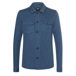 super.natural Merino Jacke M KNIT JACKET in blau | Gr.: M