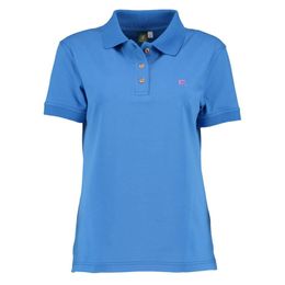 OS-Trachten Poloshirt Laukas in mittelblau | Gr.: XXL