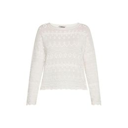 Sidona Damen Pullover in Wollweiss | Gr.: M