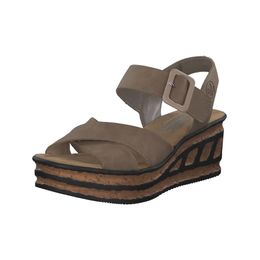 Rieker Plateau-Sandaletten in SHELL | Gr.: 38