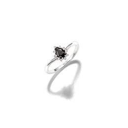 Thomas Sabo Ring True Romance Schwarzer Tropfen Zirkonia in silber, bunt | Gr.: 56