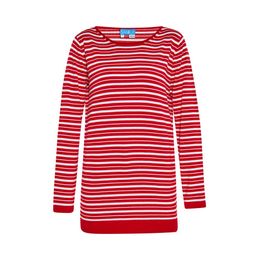 SANIKA Damen Pullover in ROT WEISS | Gr.: L