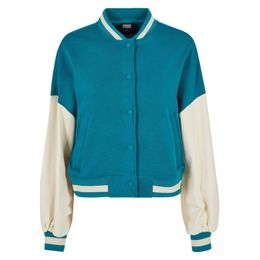 Urban Classics College-Jacken in watergreen/whitesand | Gr.: L