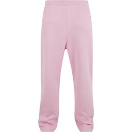 Jogginghose Urban Classics "Urban Classics Fluffy Trackpants", Herren, Gr. XXL, US-Gr&ouml;&szlig;en, softpink, 70% Baumwolle, 30% Polyester, unifarben, loose fit, Hosen Jogginghose