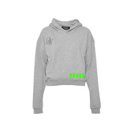 Roberto Geissini Jetsetter Hoodie Grau Paris-LA | Gr.: M