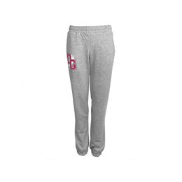 Roberto Geissini Stripe Jogginghose Grau Pink | Gr.: M