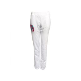 Roberto Geissini Stripe Jogginghose Wei&szlig; Blau | Gr.: S