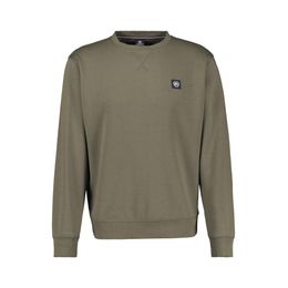 Sweatshirt Lerros "Lerros Urbaner Sweatshirtstyle", Herren, Gr. XXL, gr&uuml;n (gentle reed), 50% Baumwolle, 50% Polyester, Sweatshirts Sweatshirt